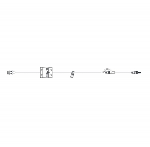 Flow Controller IV Extension Set with MicroClave Connector | Medline ...