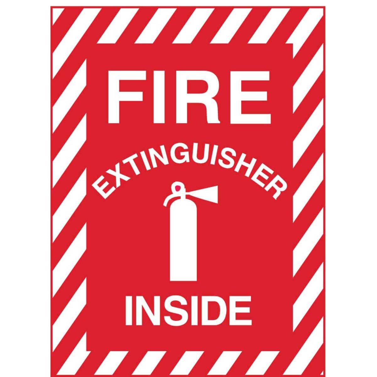 Fire Extinguisher Inside with Graphic Signs | Medline