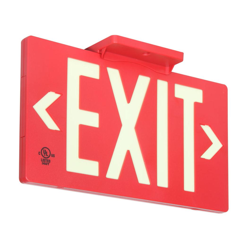 Photoluminescent Glow Exit Signs | Medline
