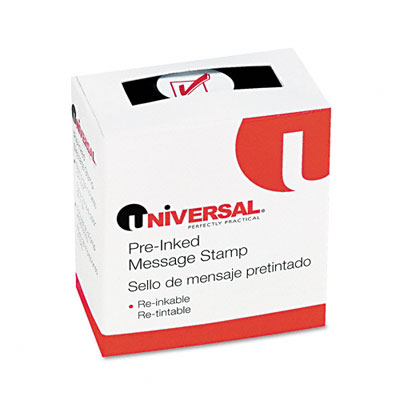 Pre/Re-Inkable Message Stamps | Medline
