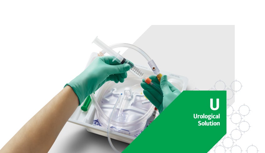 A Foley catheter tray designed for CAUTI prevention - Medline
