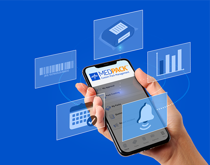 MedPack™ Custom Pack Management for real-time data - Medline