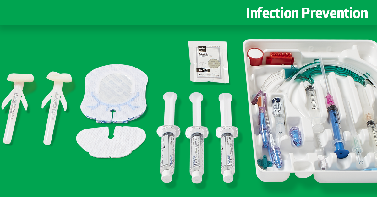 Changing a central line dressing: Standardize your products