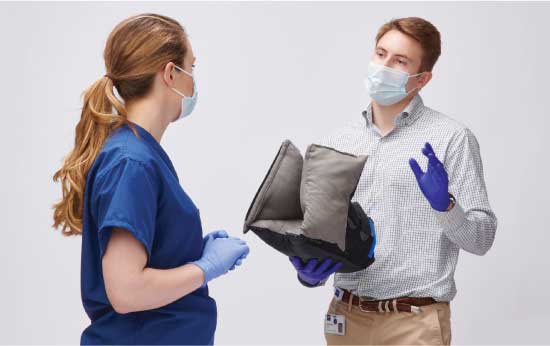 Protect at-risk heels with intuitively-designed offloading boots - Medline