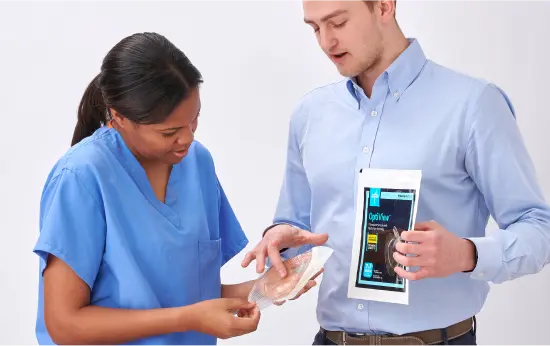 OptiView® Transparent Dressing with HydroCore™ Technology