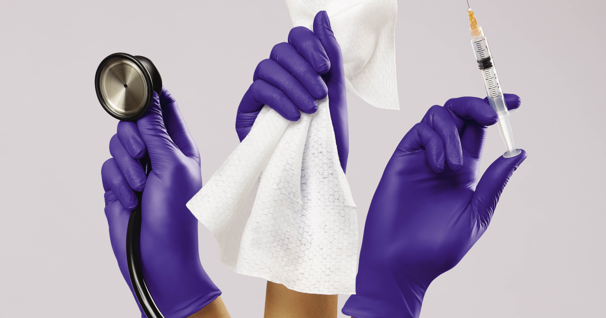 Exam gloves support tools - Medline