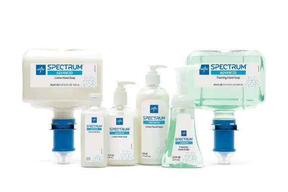 Our hand sanitizer dispenser? Simple as Spectrum - Medline