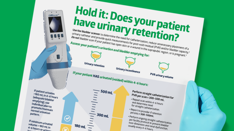 How a bladder scan affects CAUTI risk for patients: Poster
