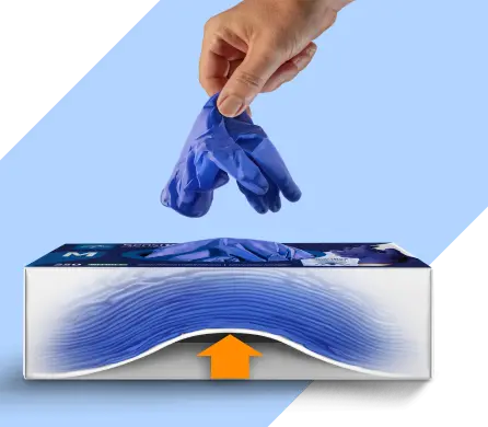Make your medical gloves count with SmartBoX™ technology–Medline