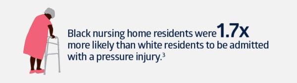 A stage 1 pressure injury on dark skin: Can you identify it?