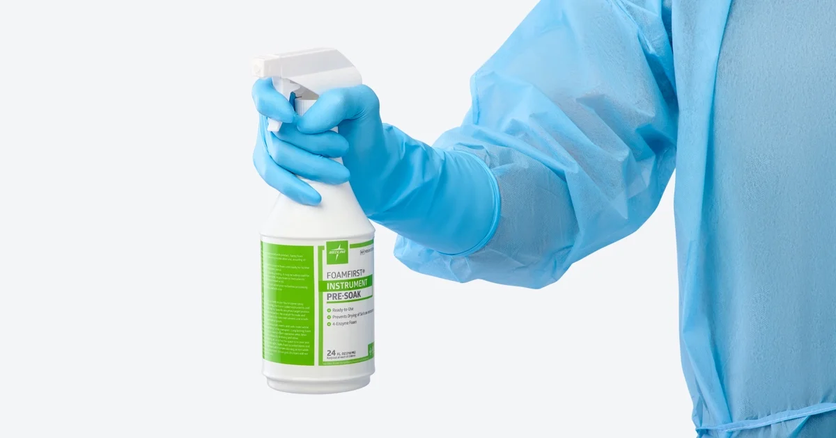 Foam First® Surgical Instrument Cleaner - Medline