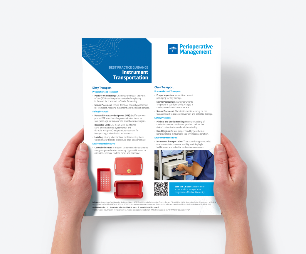 Industry best practices for sterile processing: 3 posters